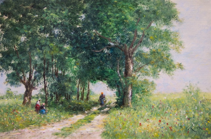 Un chemin ensoleillé